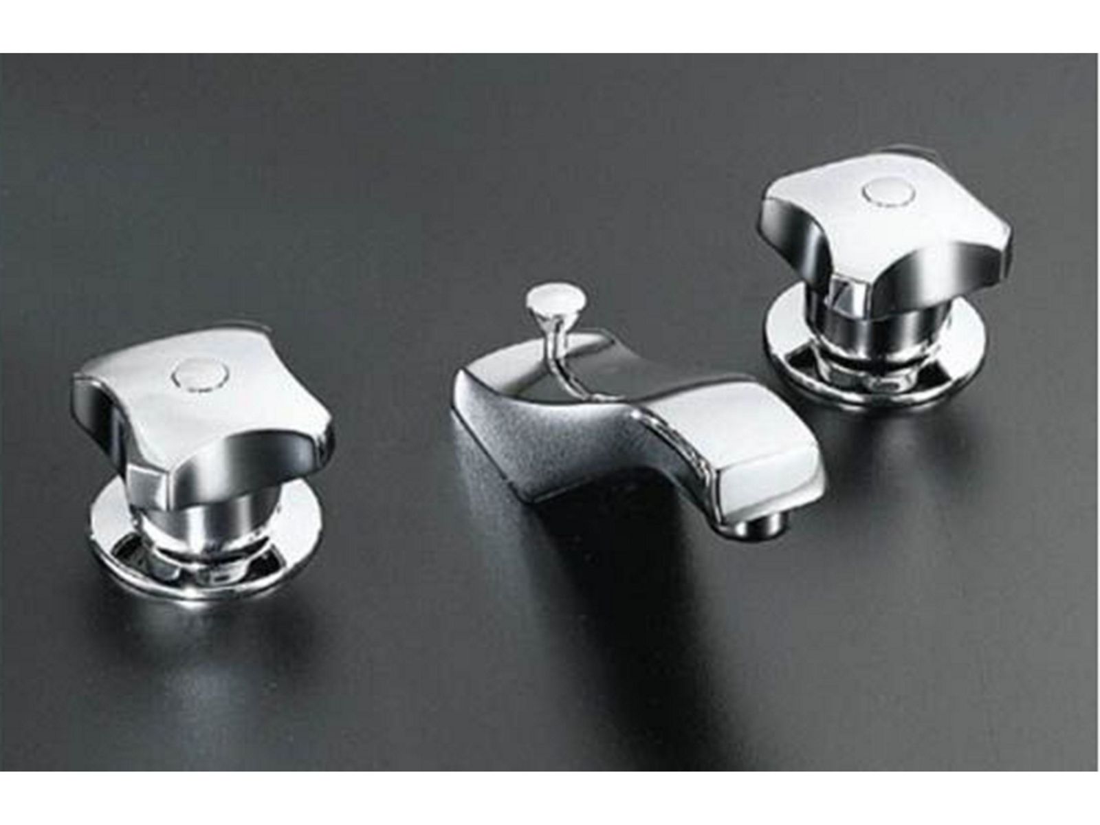 Finesse Widespread Lavatory Faucet with Chain and Stopper, Vandal ...