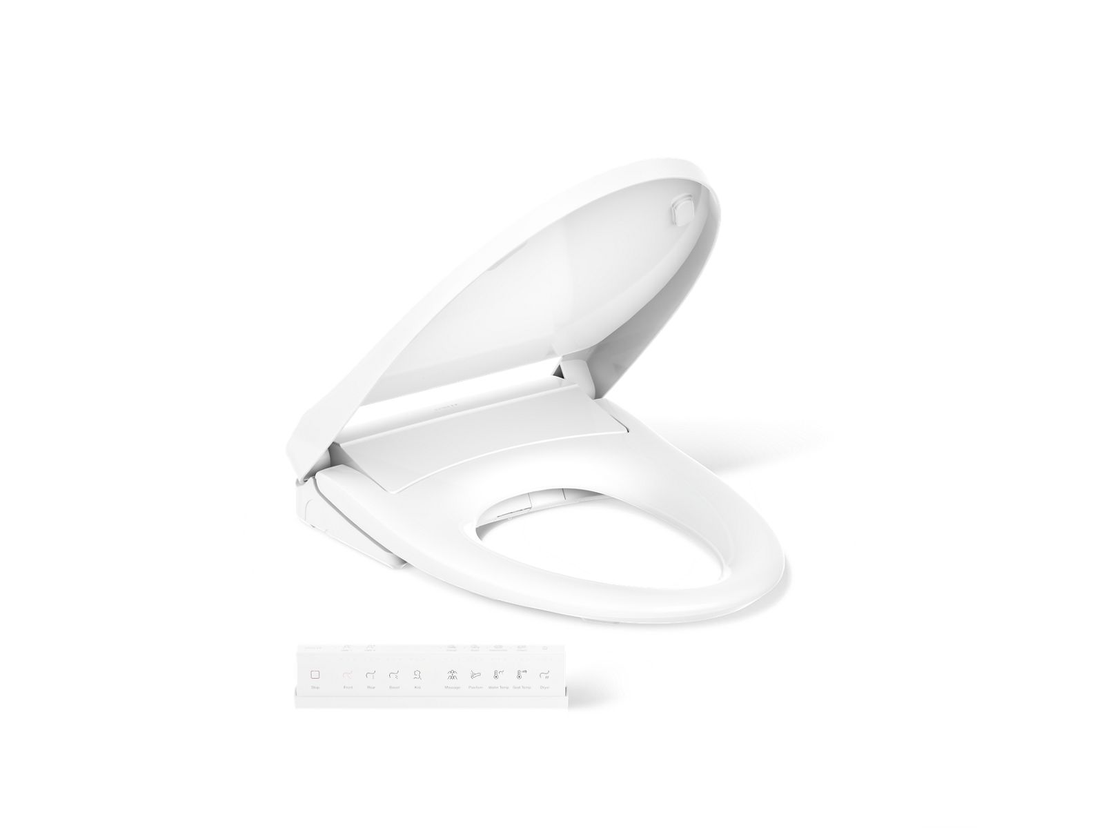 Irvine E915 Elongated Bidet Toilet Seat | K-28362 | KOHLER
