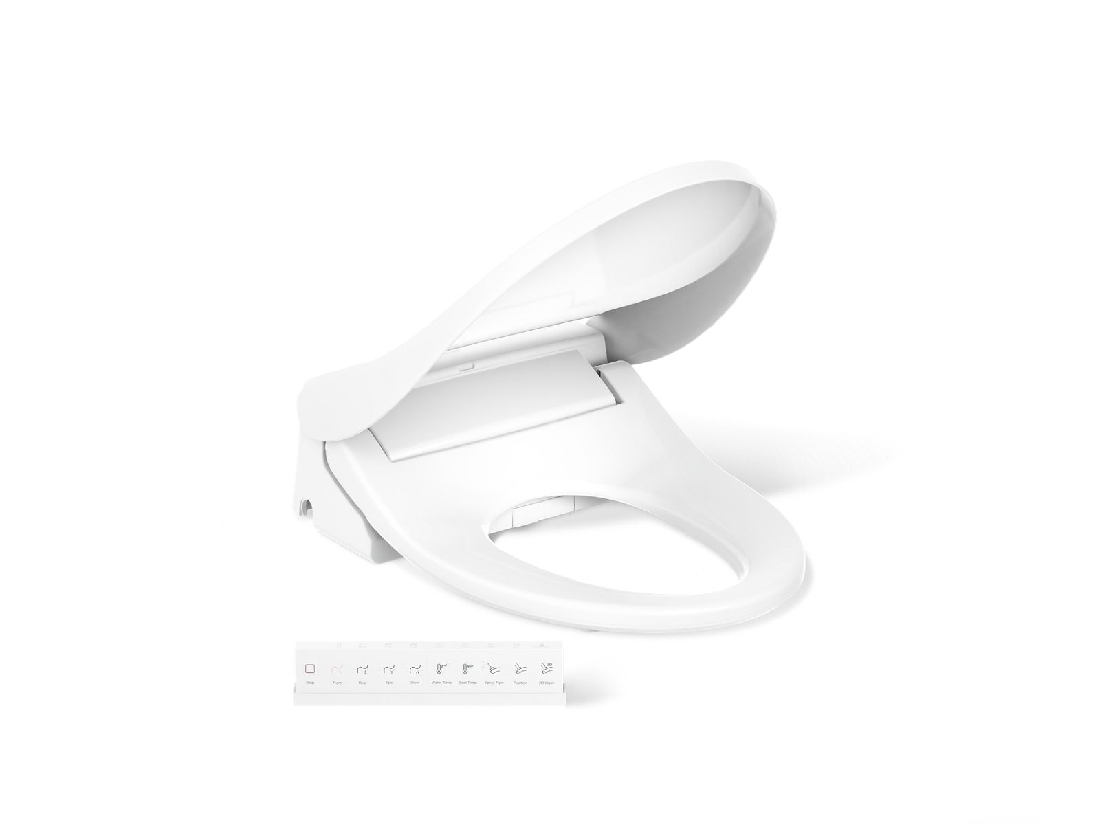 PureWash E875 Elongated Bidet Toilet Seat | K-30970 | KOHLER