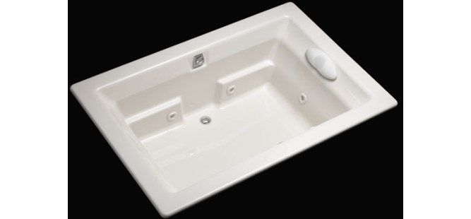 Watersilk Whirlpool with Neckjets, Less Trim Kit | K-1384-N1 | KOHLER