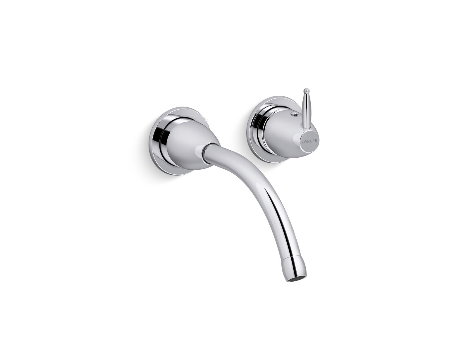 Falling Water™ Wall-mounted Bathroom Sink Faucet | 210T | KOHLER