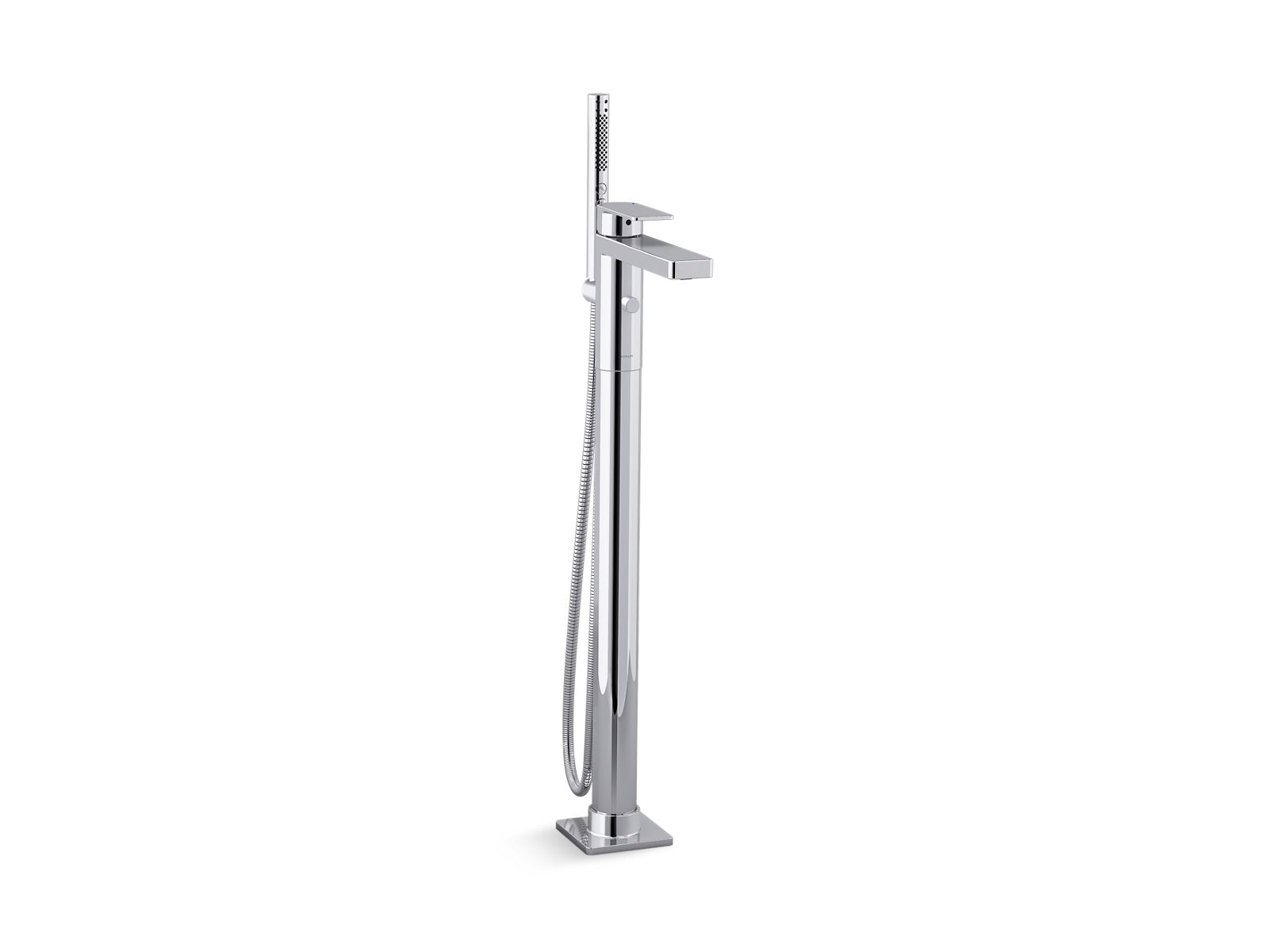 K-23492T-4-CP | Parallel™ Freestanding bath filler | Studio KOHLER®