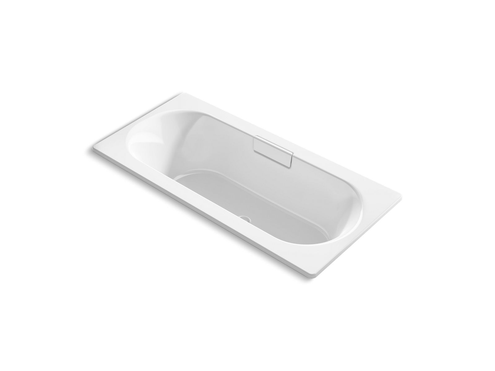 Volute™ 1.7m Drop-in Cast Iron Bath Square End | 99211T | KOHLER