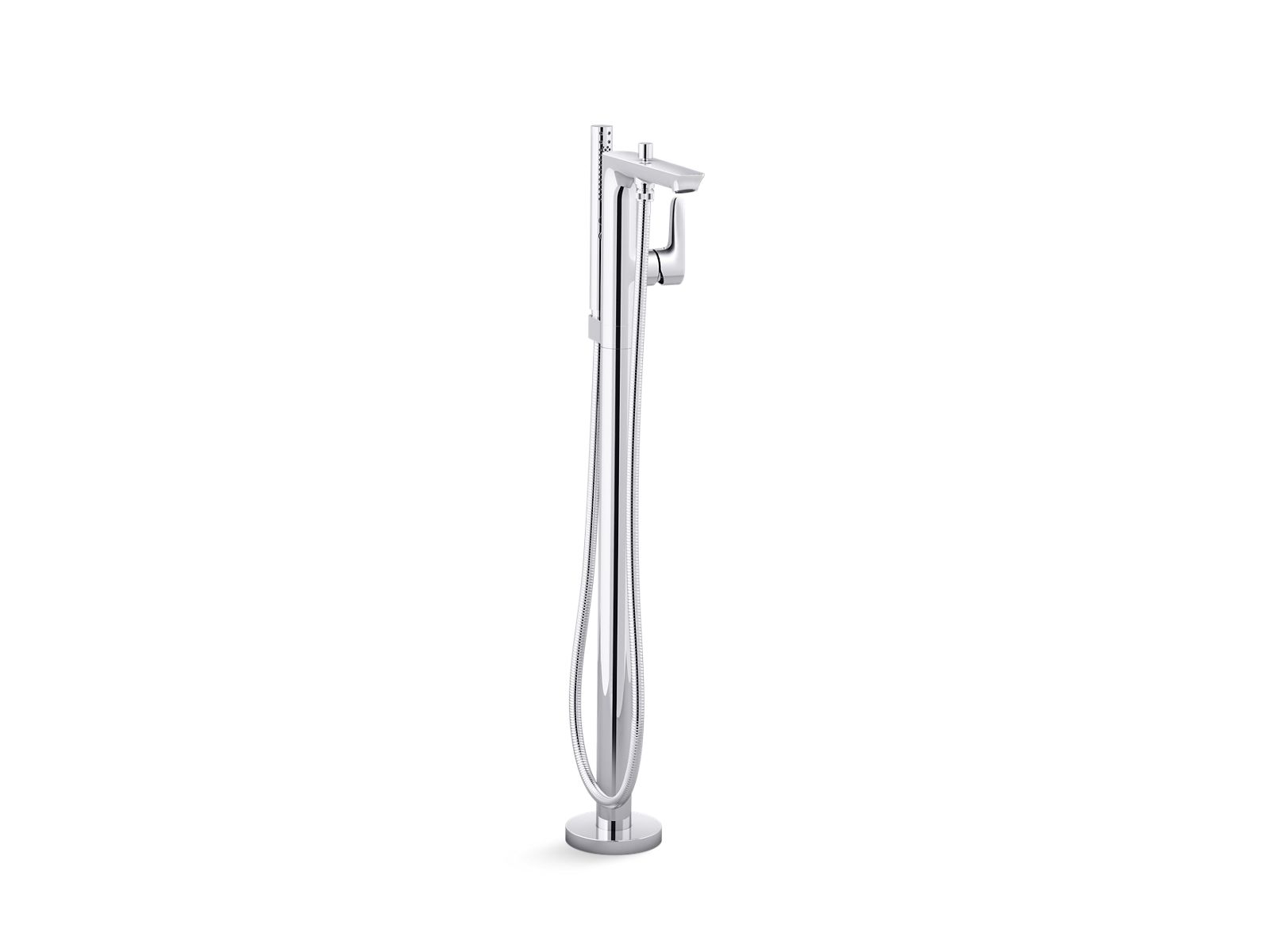 K-31239T-4-CP | Aleo™ S Floor-mount single-handle bath filler with ...
