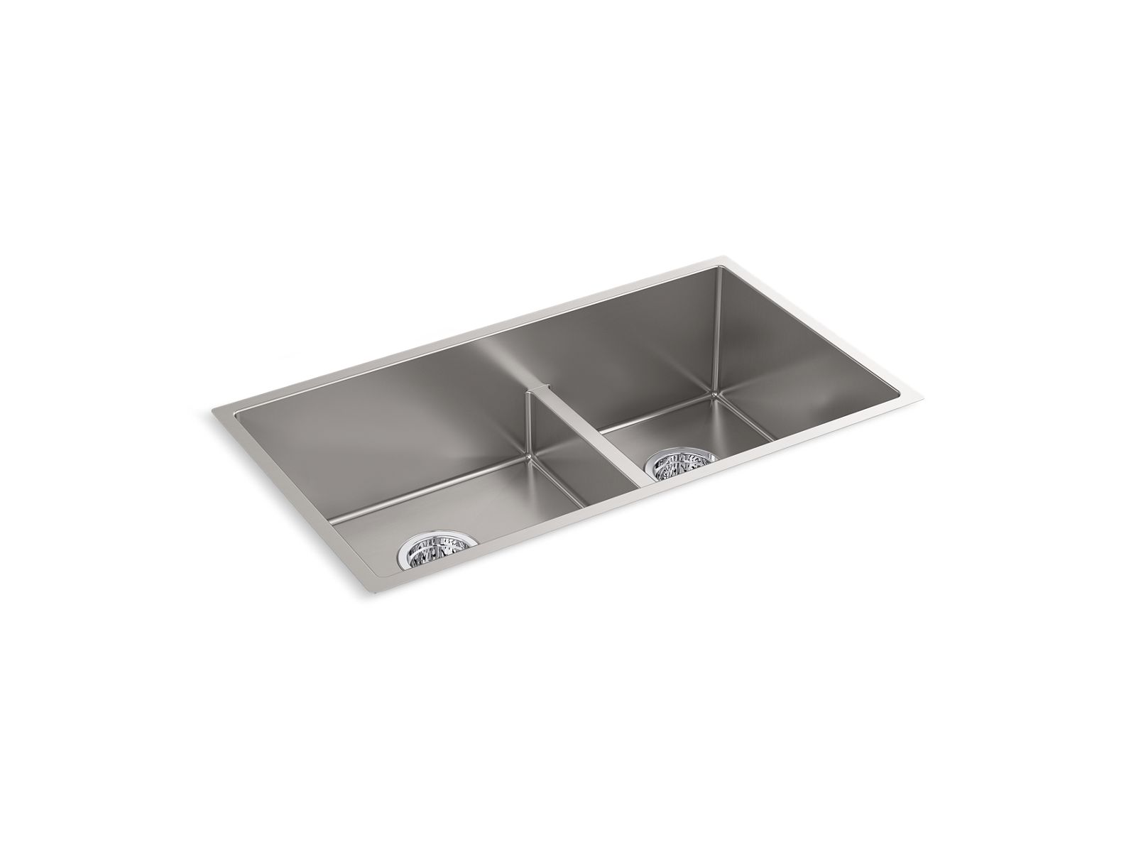 Strive™ 32" Large/Medium Under-Mount Kitchen Sink W/Smart Divide ...