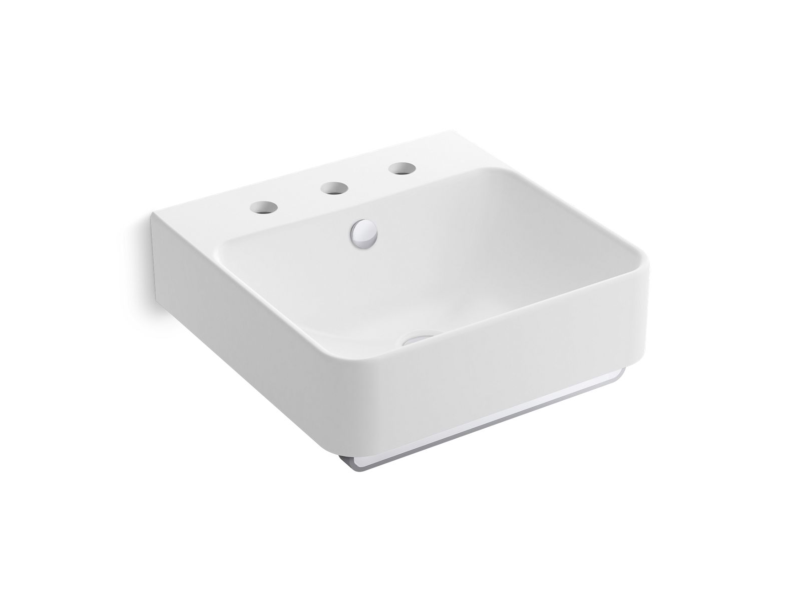 K-24984K-8-0 | Forefront™ WALL HUNG LAVATORY W/TOWEL BAR | Studio KOHLER®