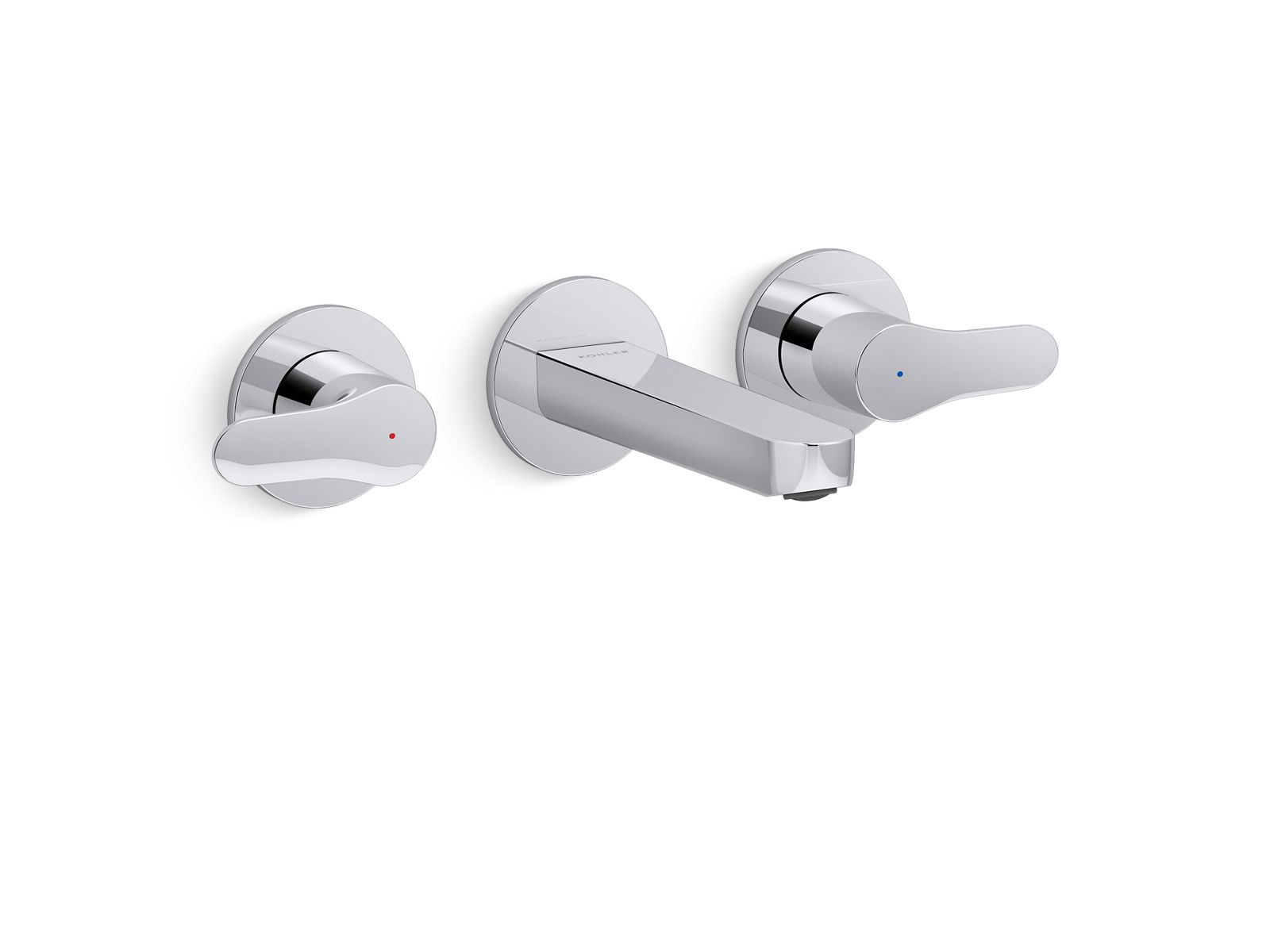 Accliv™ Wall-mount bathroom sink faucet trim with paddle handles, 8.3 ...