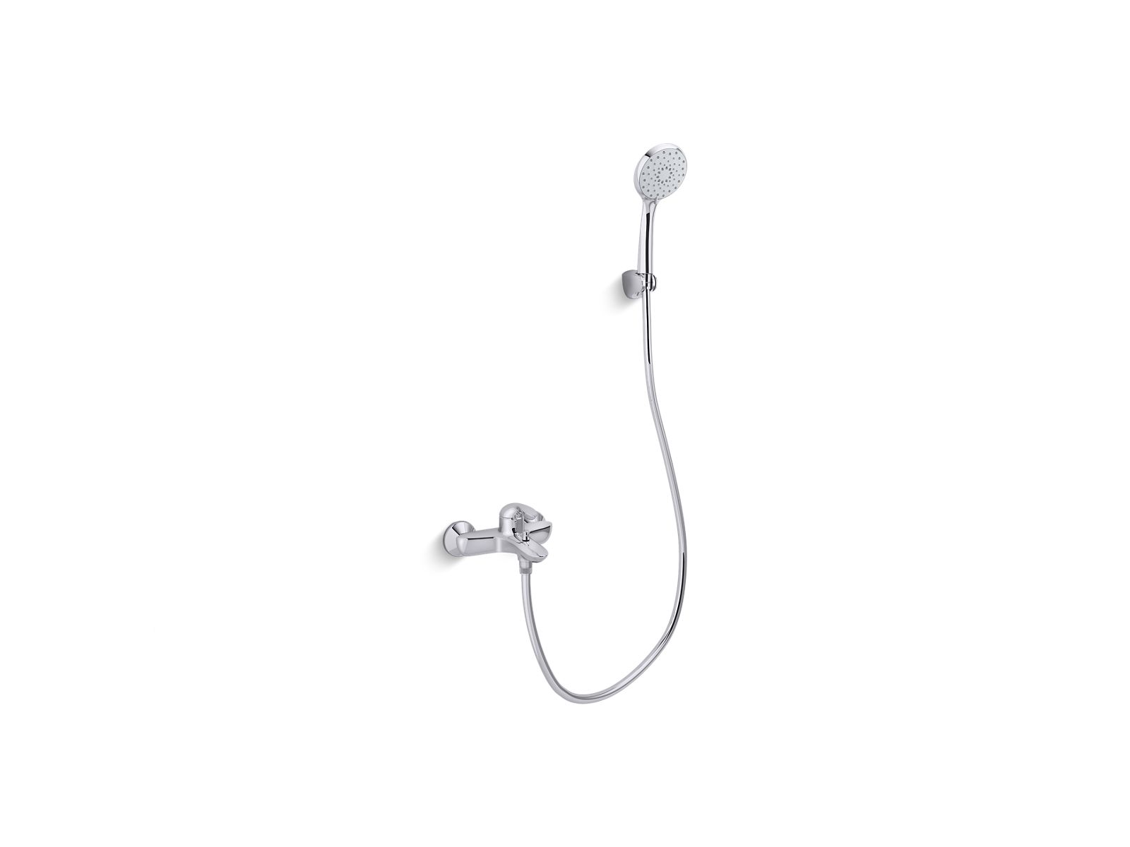 K-99037T-4-CP | Refinia™ wall-mount bath faucet with showerhead ...