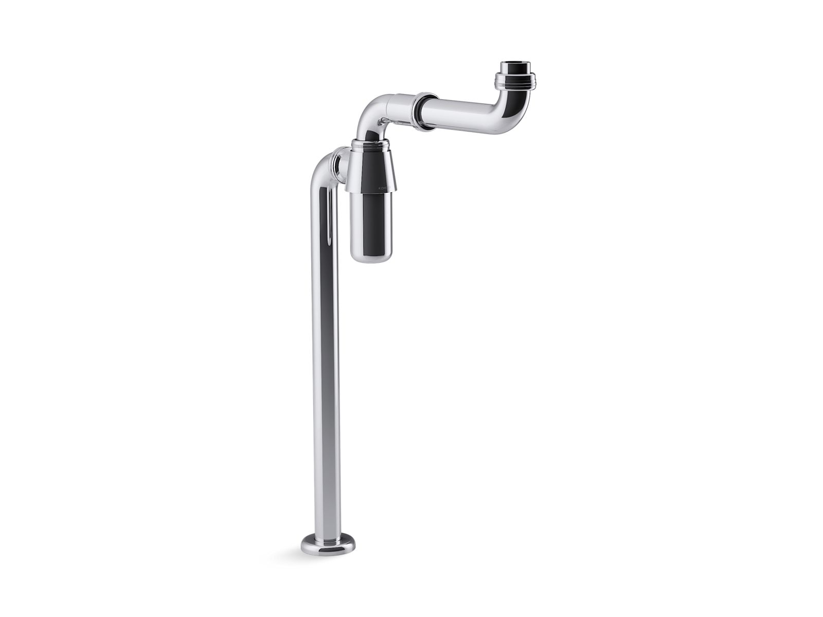 K-9363T-CP | Oblo™ Adjustable Floor-mounted Drain Pipe (without ...