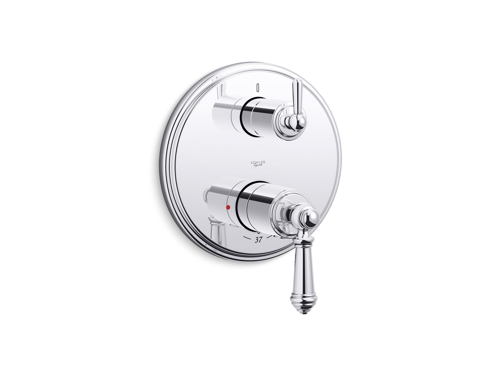 K-72820T-4-CP | Artifacts™ Recessed bath shower trim | Studio KOHLER®