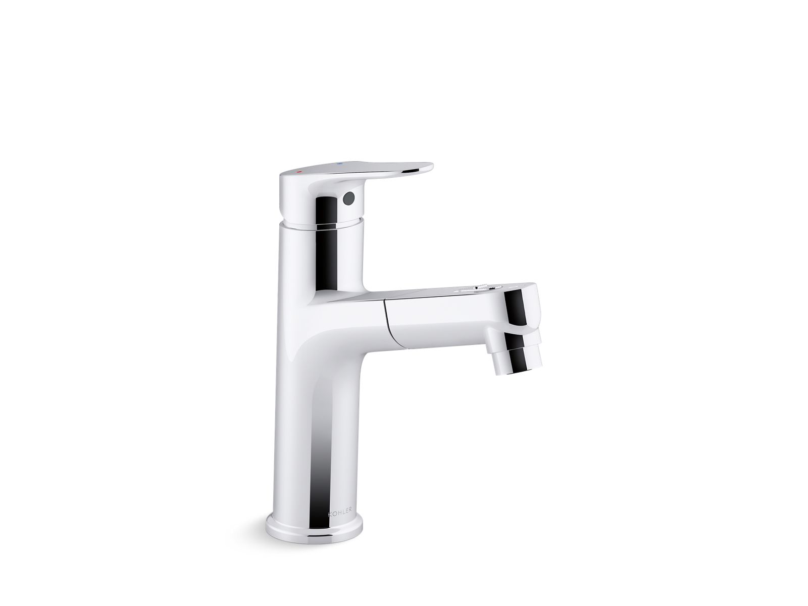 K-33069T-4-CP | Accliv™ Single-handle bathroom sink faucet with self ...