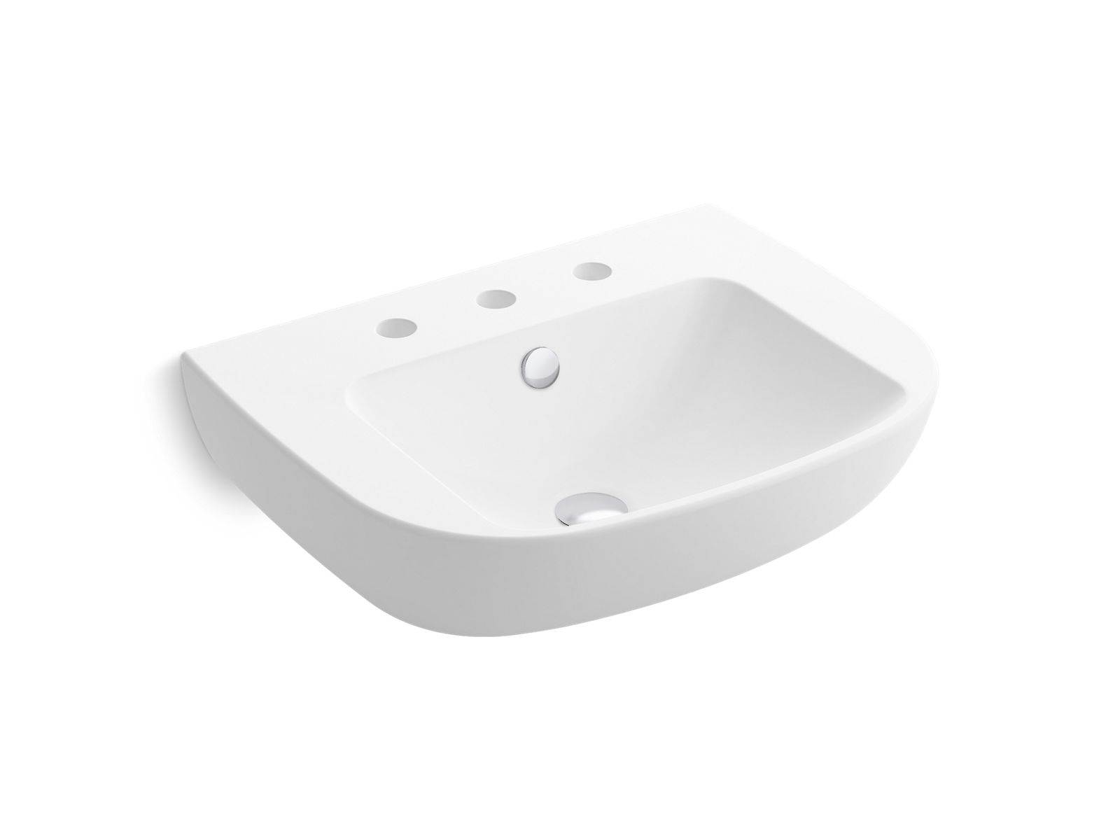 K-18564X-8-0 | Reach™ WALL HUNG LAVATORY, 8"CC | Studio KOHLER®