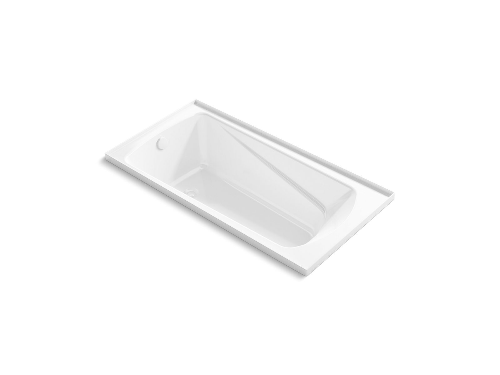 K-18776T-0 | Duo™ 1520 mm x 760 mm drop-in bath | Studio KOHLER®