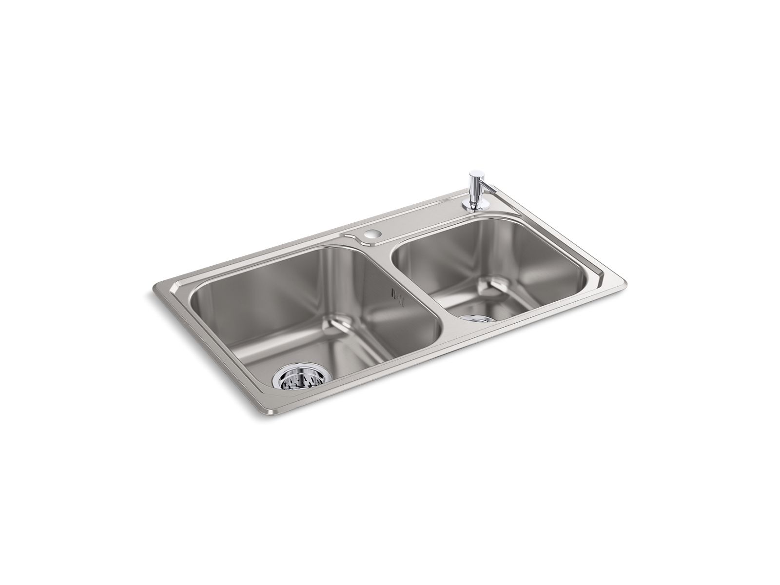 K-11825T-2FD-AKF | Middleton 31" Large/Medium Self-rimming Kitchen Sink ...