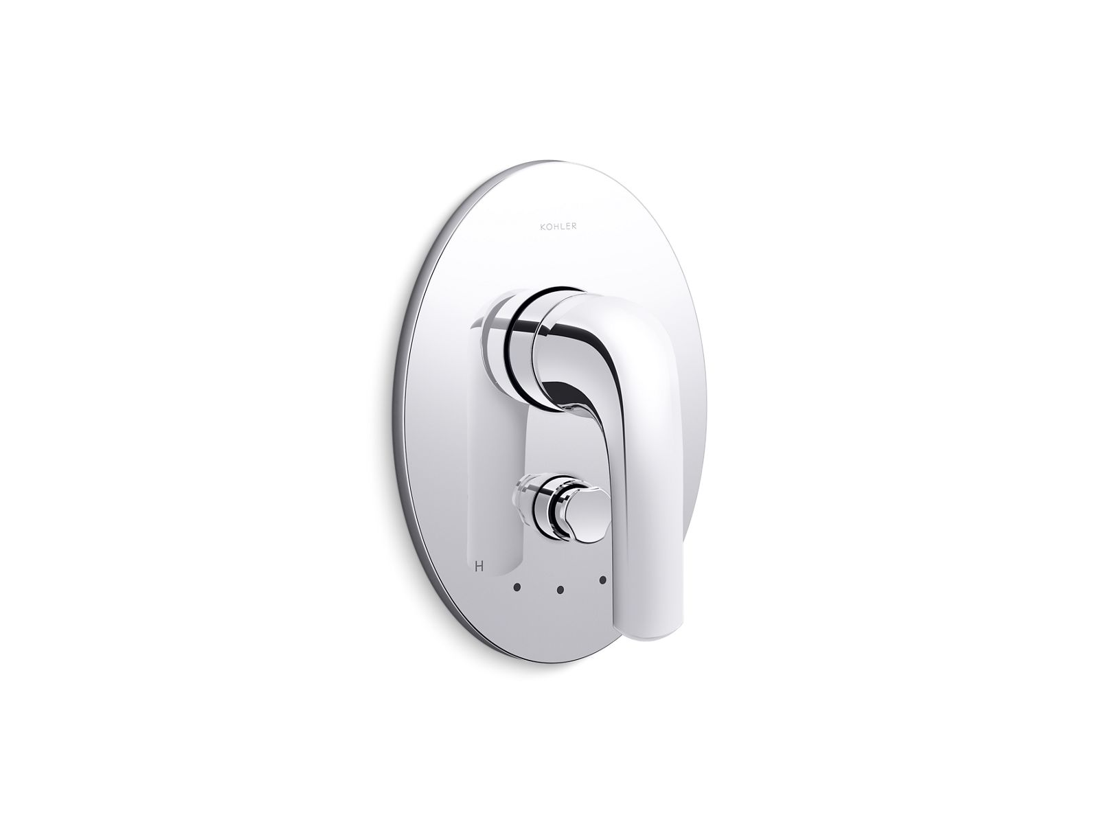 K-18019IN-4FP-CP | Nateo™ Recessed bath and shower faucet trim with ...