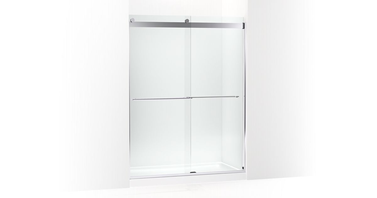 Levity Plus Frameless Sliding Shower Door K 702424 L Kohler Kohler