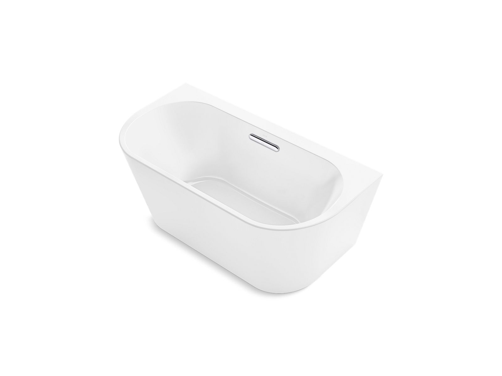 Evok™ 1.5m d-shape freestanding bath | 22160X | KOHLER