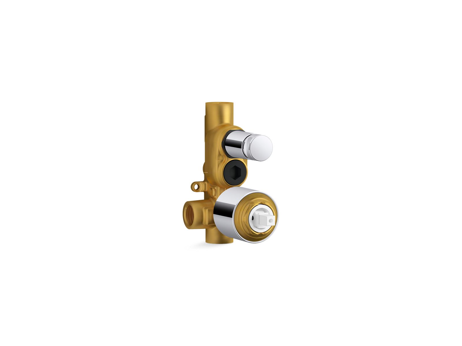Kohler™ Recessed 40 mm bath and shower valve with diverter | 882T-B ...