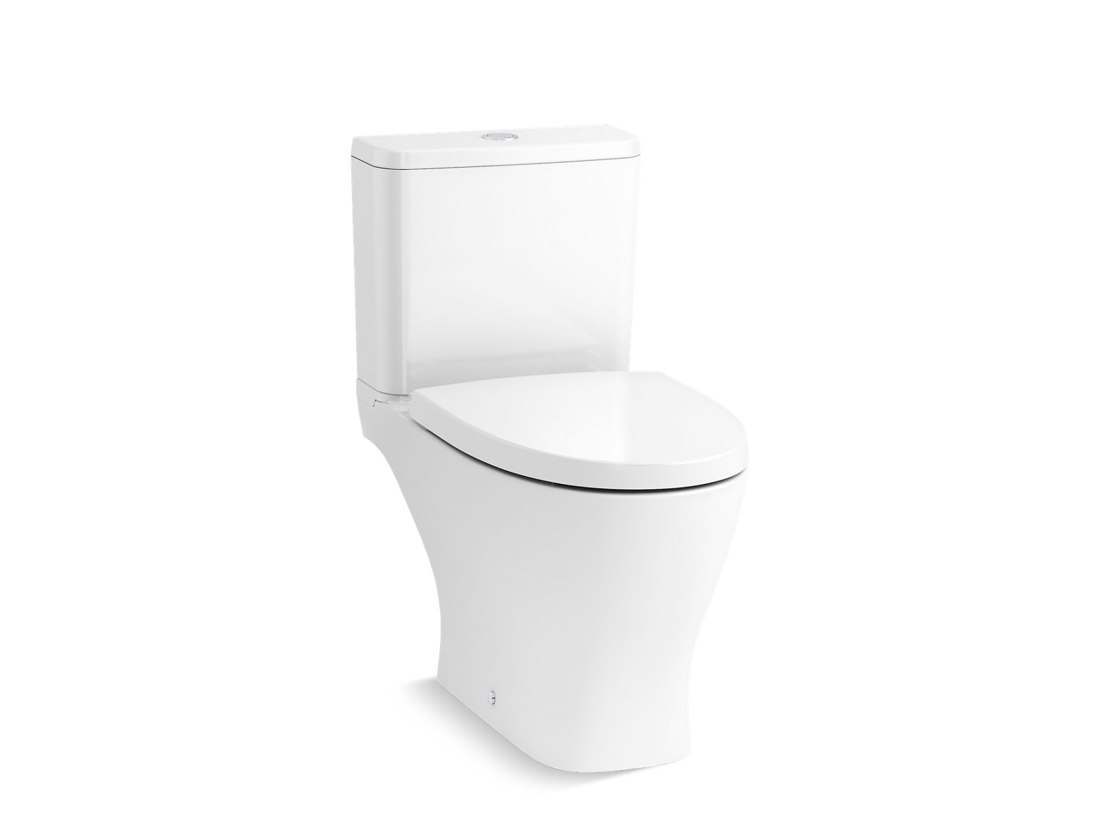 K-31117K-0 | Reach Up Two-piece compact elongated toilet with skirted ...