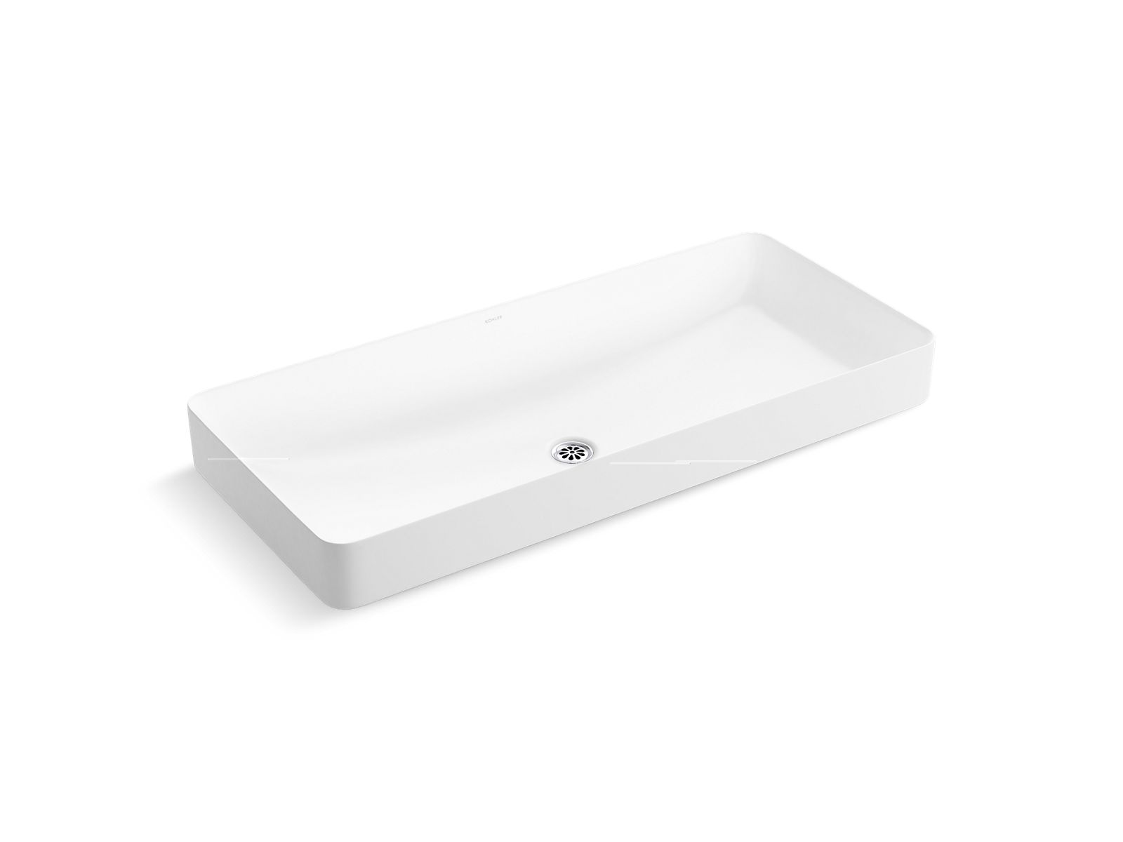 Forefront™ 890 mm rectangular vessel bathroom sink, no overflow | 75375IN | KOHLER
