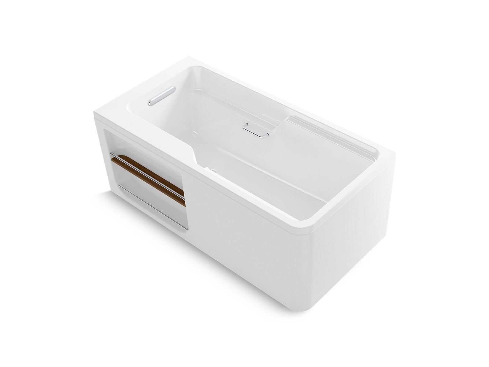 K-20806T-0 | Aleutian 1.6m integrated bath - left alcove | Studio KOHLER®