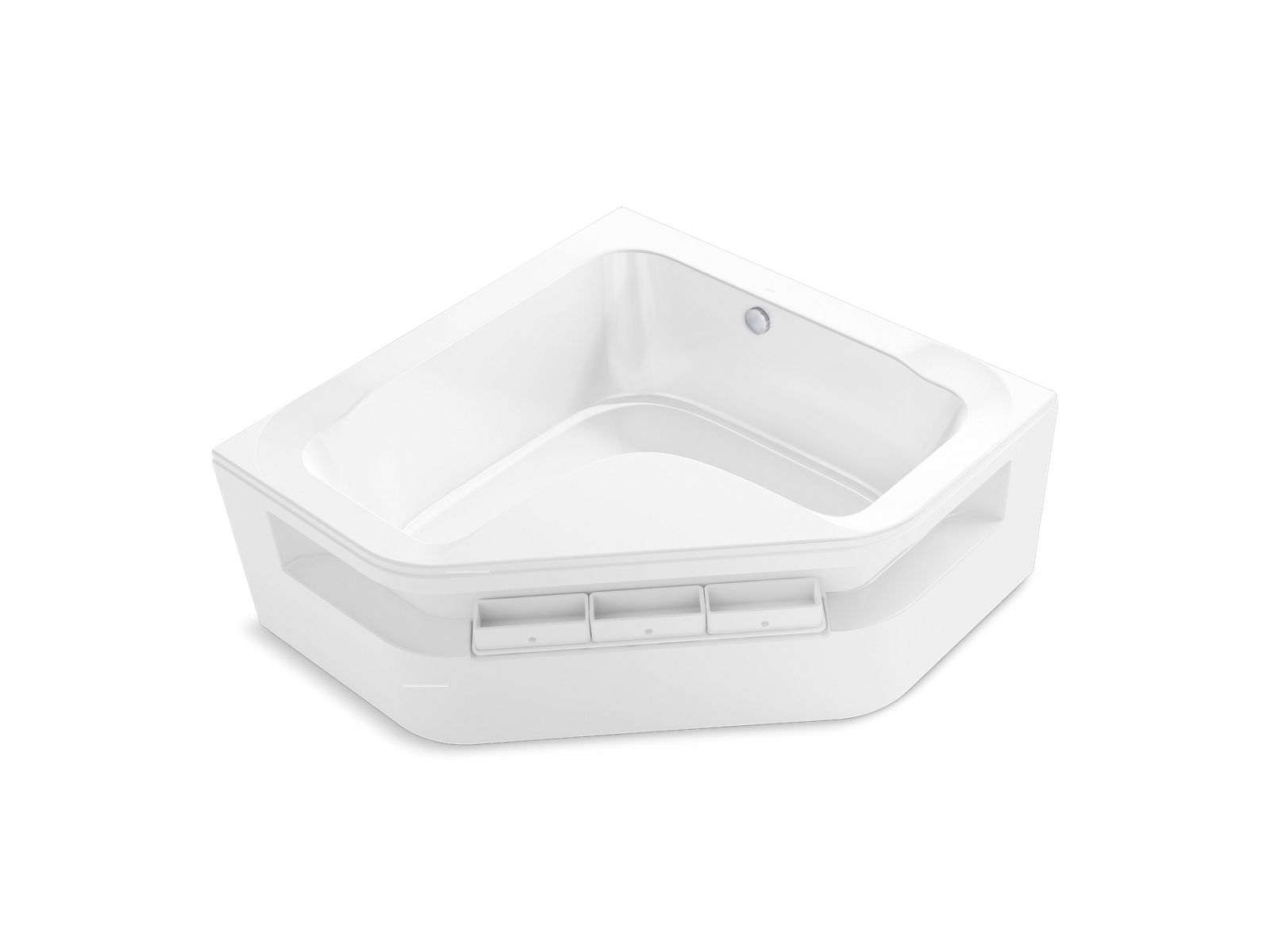 Aleutian™ 1.5m Triangular Integrated Bath | 20058T | KOHLER
