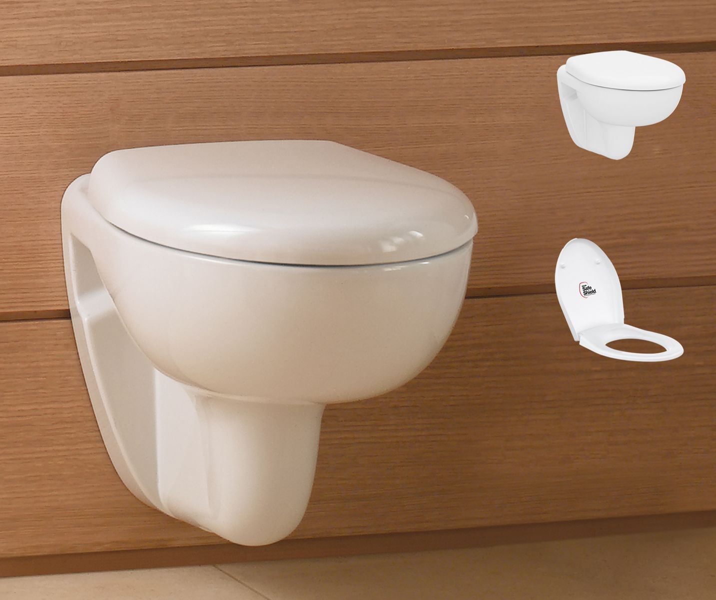 Buy Brive plus wall hung toilet bundle in White K-13945IN-S-0 Online at ...