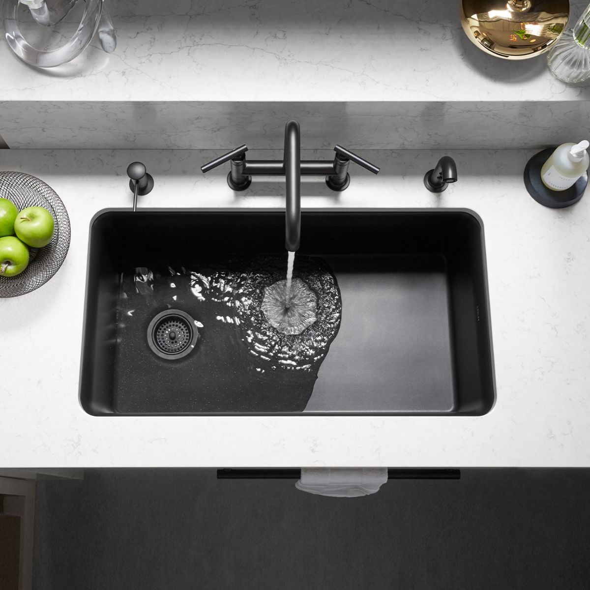Buy Cairn 851 mm undermount single-bowl kitchen sink K-8206IN-CM7 ...