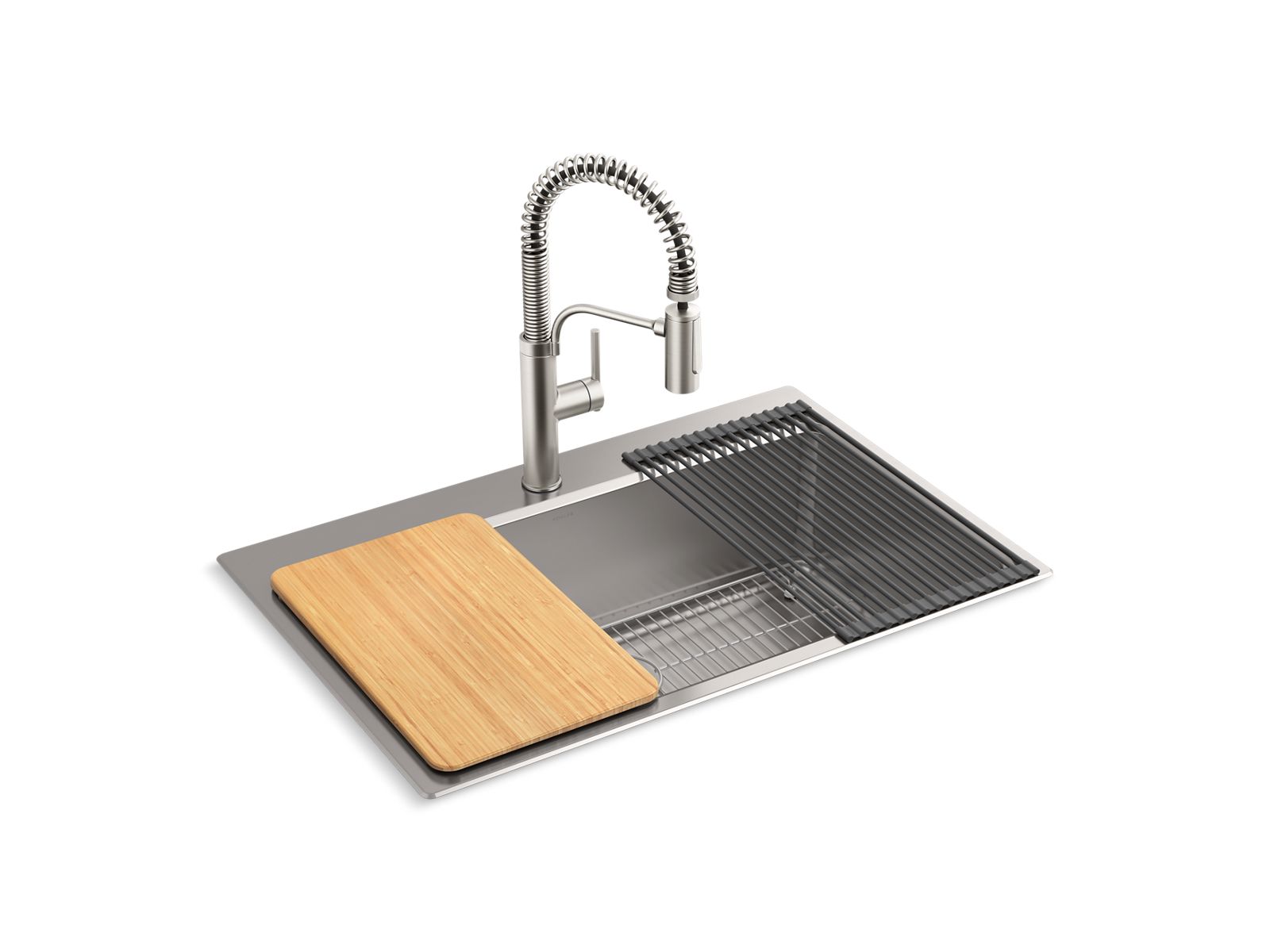 Provo Top-/Undermount Kitchen Sink Kit | K-35963-1PC | KOHLER