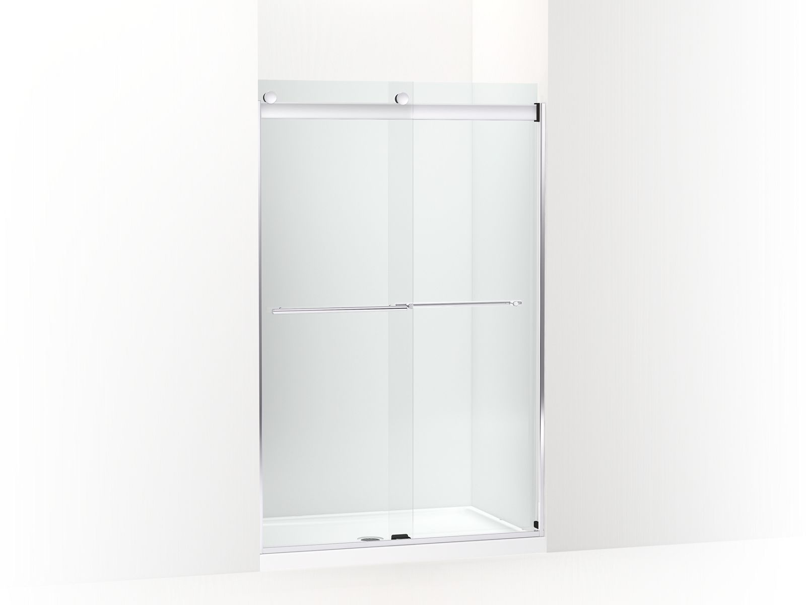 Claro Frameless Sliding Shower Door | K-R38337-6L | KOHLER