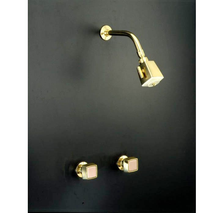 Alterna Two-Handle Shower Faucet, Square Handles | K-6934-2 | KOHLER