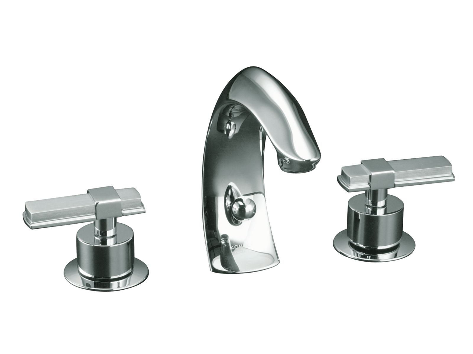 Alterna Widespread Lavatory Faucet with Crescent Spout and Lever ...