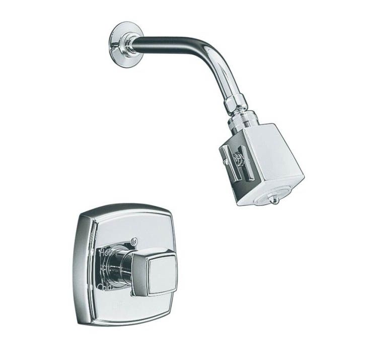 Alterna Rite-Temp Pressure-Balancing Shower Faucet Trim with Square ...