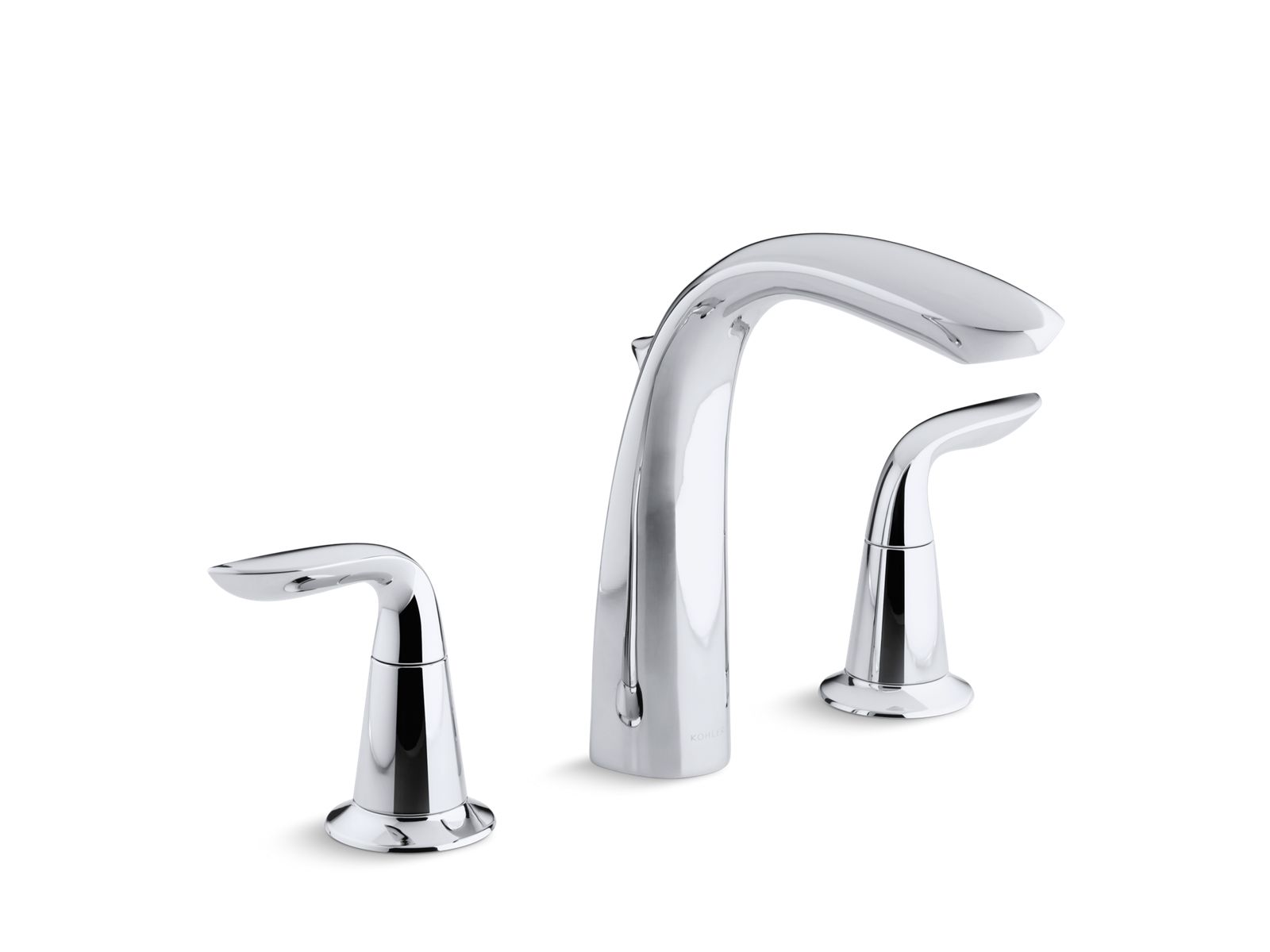K-T5324-4-CP | Refinia™ Bath faucet trim with high-arch diverter spout ...