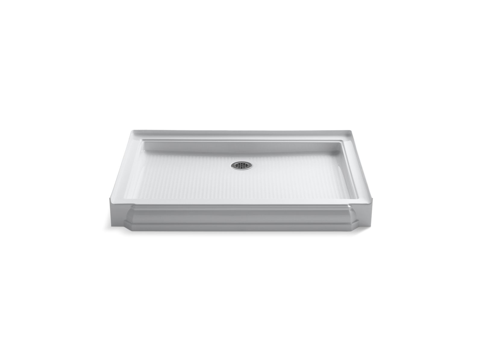 K-9549-0 | Memoirs™ 48" x 34" single threshold rear center drain shower ...