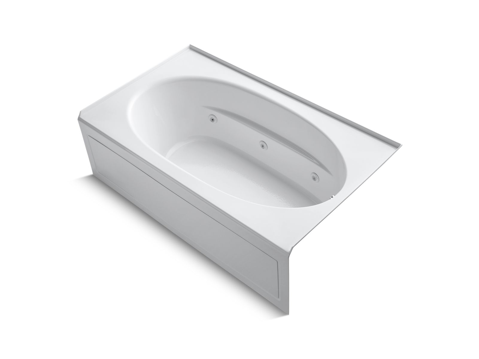 KOHLER | K-1114-HR | Windward 6-Foot Whirlpool with Heater, Apron ...