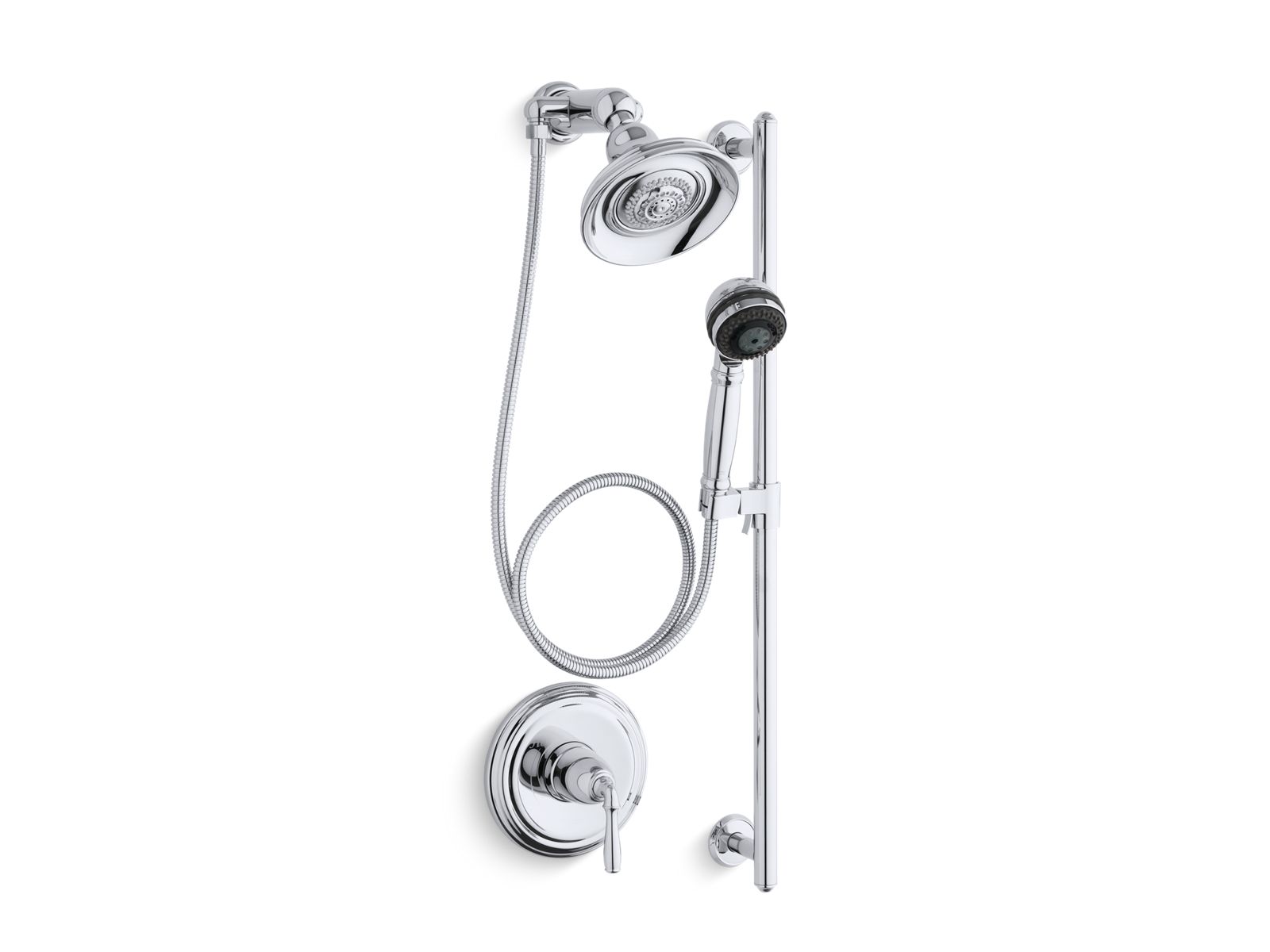 K-10825-4-CP | Devonshire™ Essentials performance showering package ...