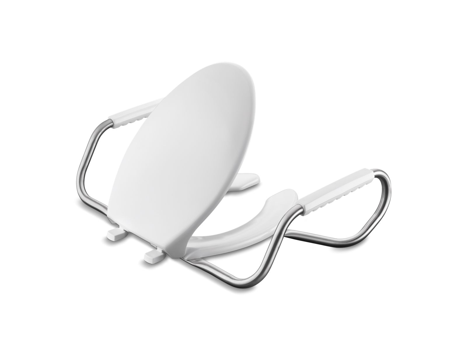 K-4654-A-0 | Lustra™ Elongated toilet seat with support arms | Studio ...