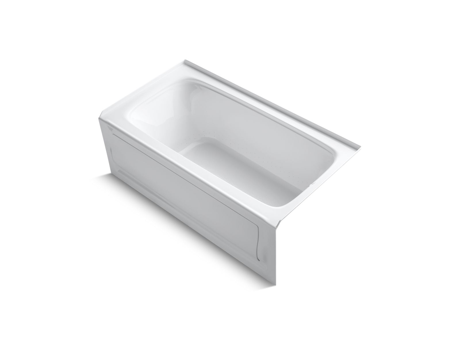 Bancroft 60" X 32" Alcove BubbleMassage Air Bath with Integral Apron ...