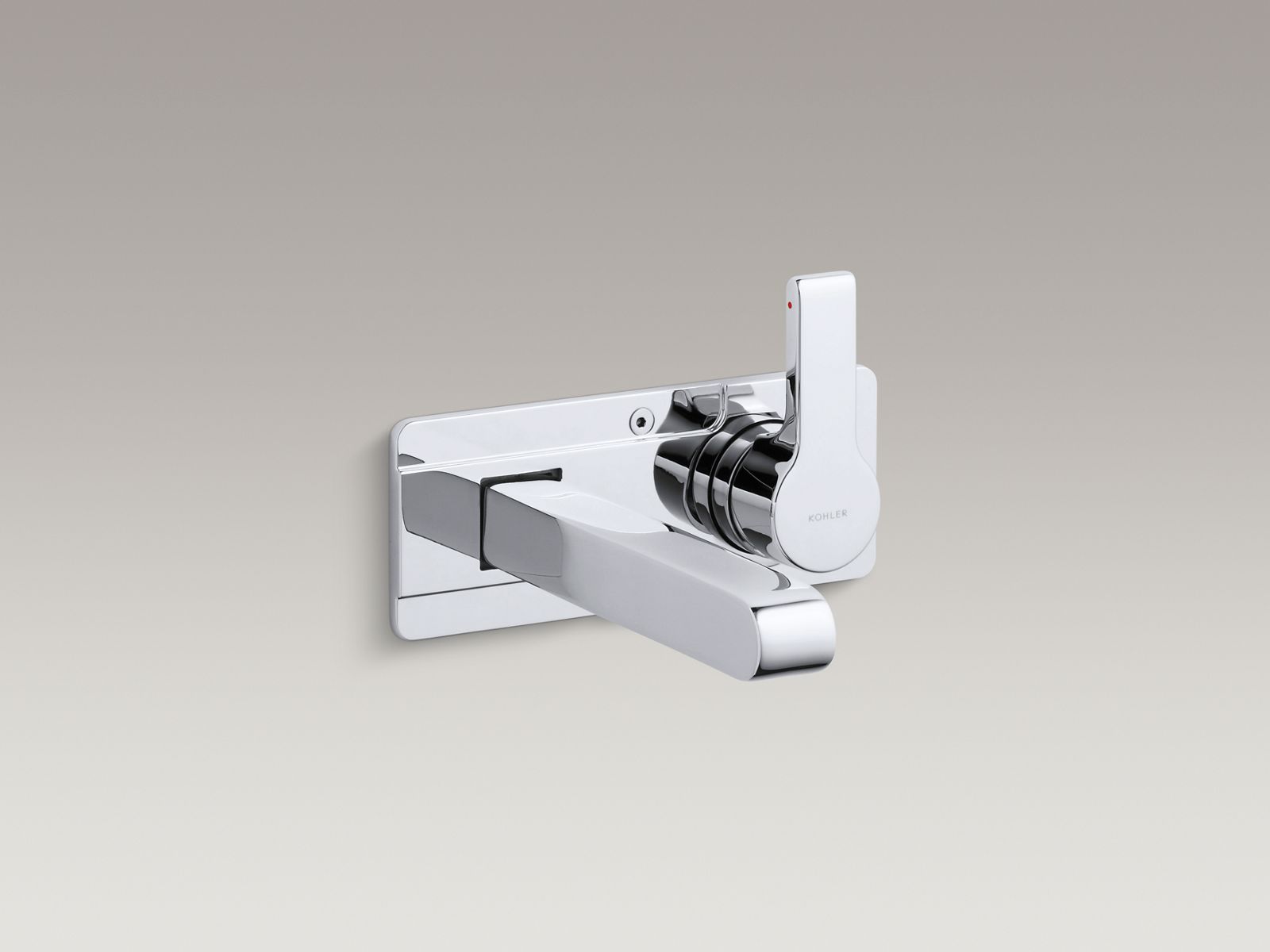 K-10863T-4-CP | Singulier™ Wall-mount lavatory faucet | Studio KOHLER®