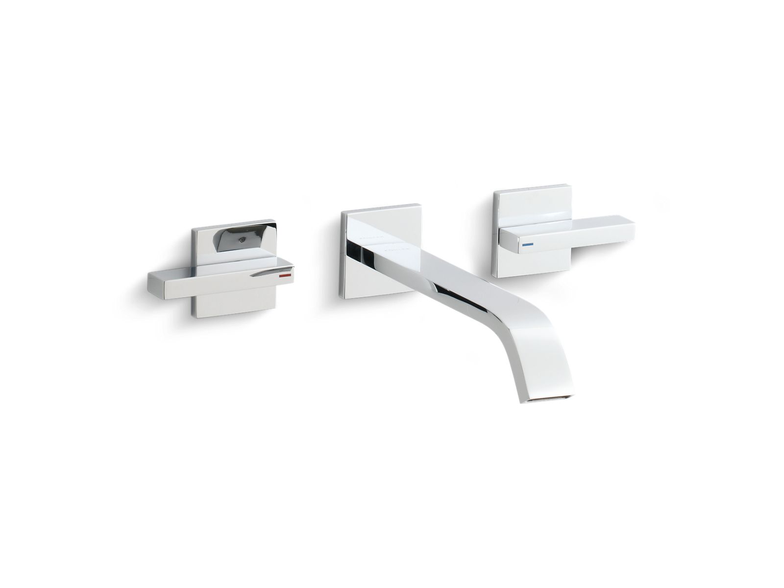 K-14602T-4-CP | Loure™ Wall-mount lavatory faucet | Studio KOHLER®