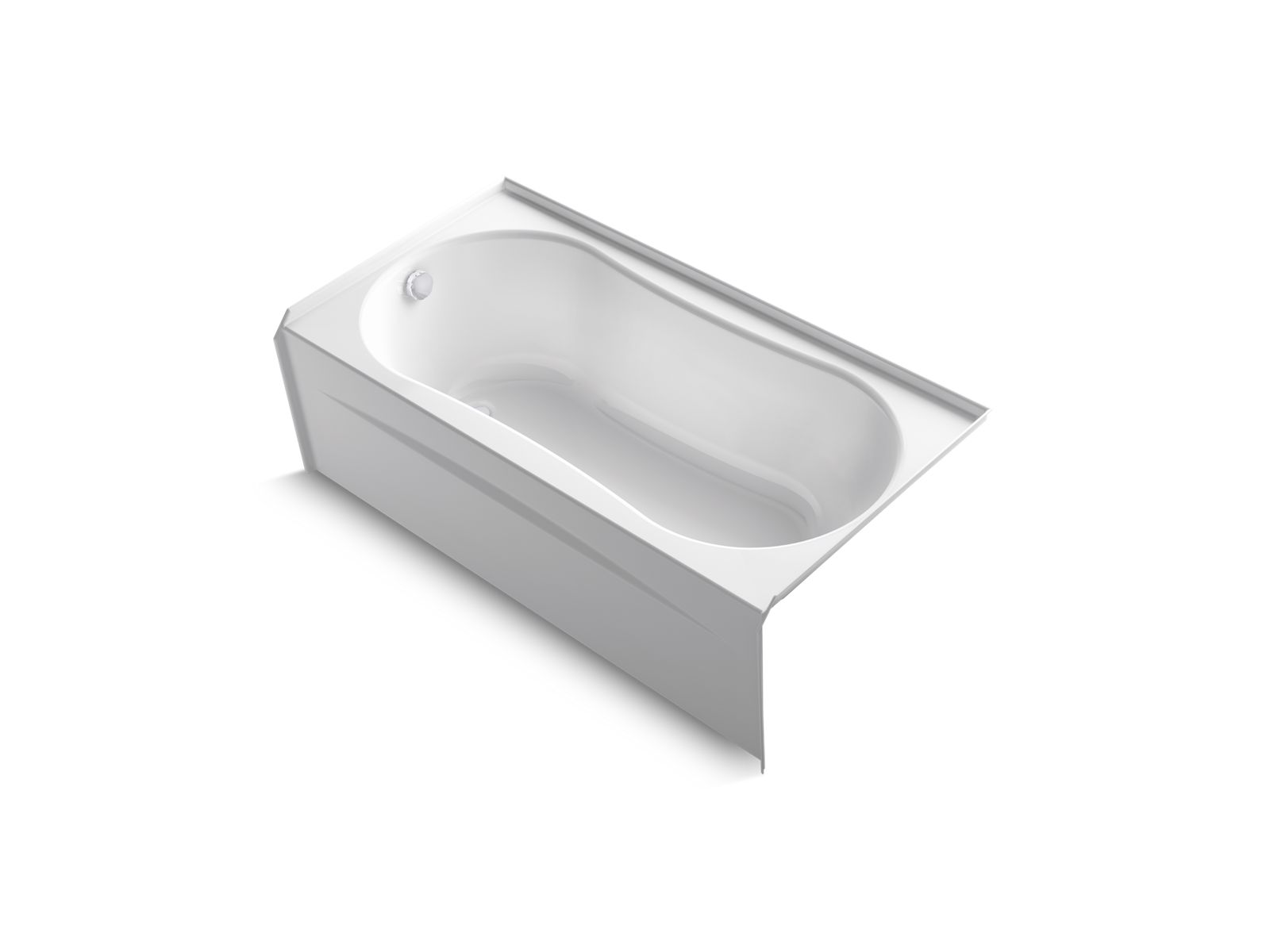 KOHLER | K-R825-RA | Submerse 5-Ft Alcove Bath, Right Drain