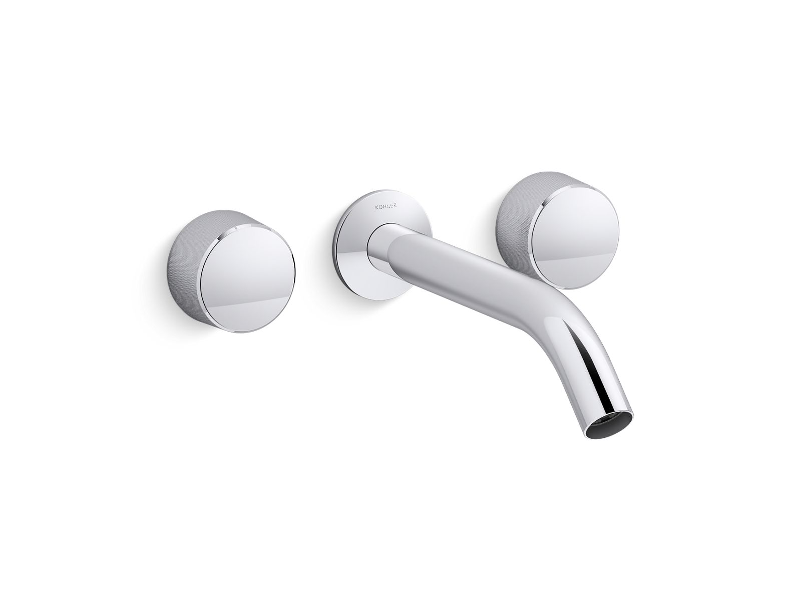 Components™ Wall-mount bath faucet with Tube spout and Rocker handles ...