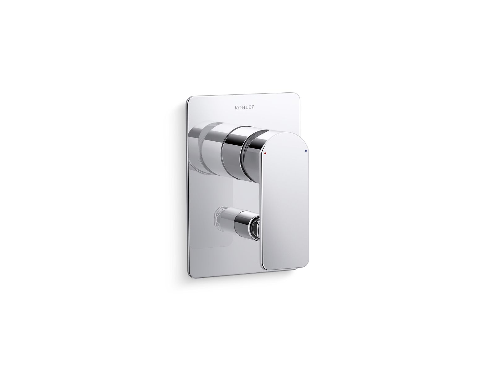 Buy Parallel Recessed non-thermostatic bath and shower valve trim K ...