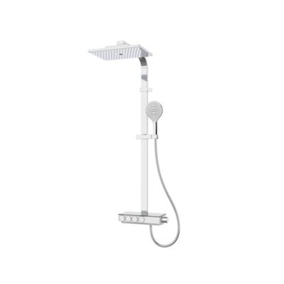 Thermostatic 3-way Shower Column With Single-function Showerhead ...