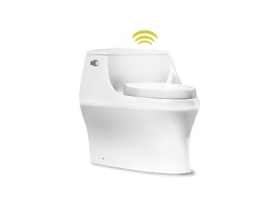 Skirted One-piece 4.8L Touchless Toilet with Class 5 Flushing ...