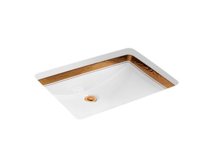 Rectangular Under-counter Lavatory, Rose Gold | 99180T-RGD | KOHLER