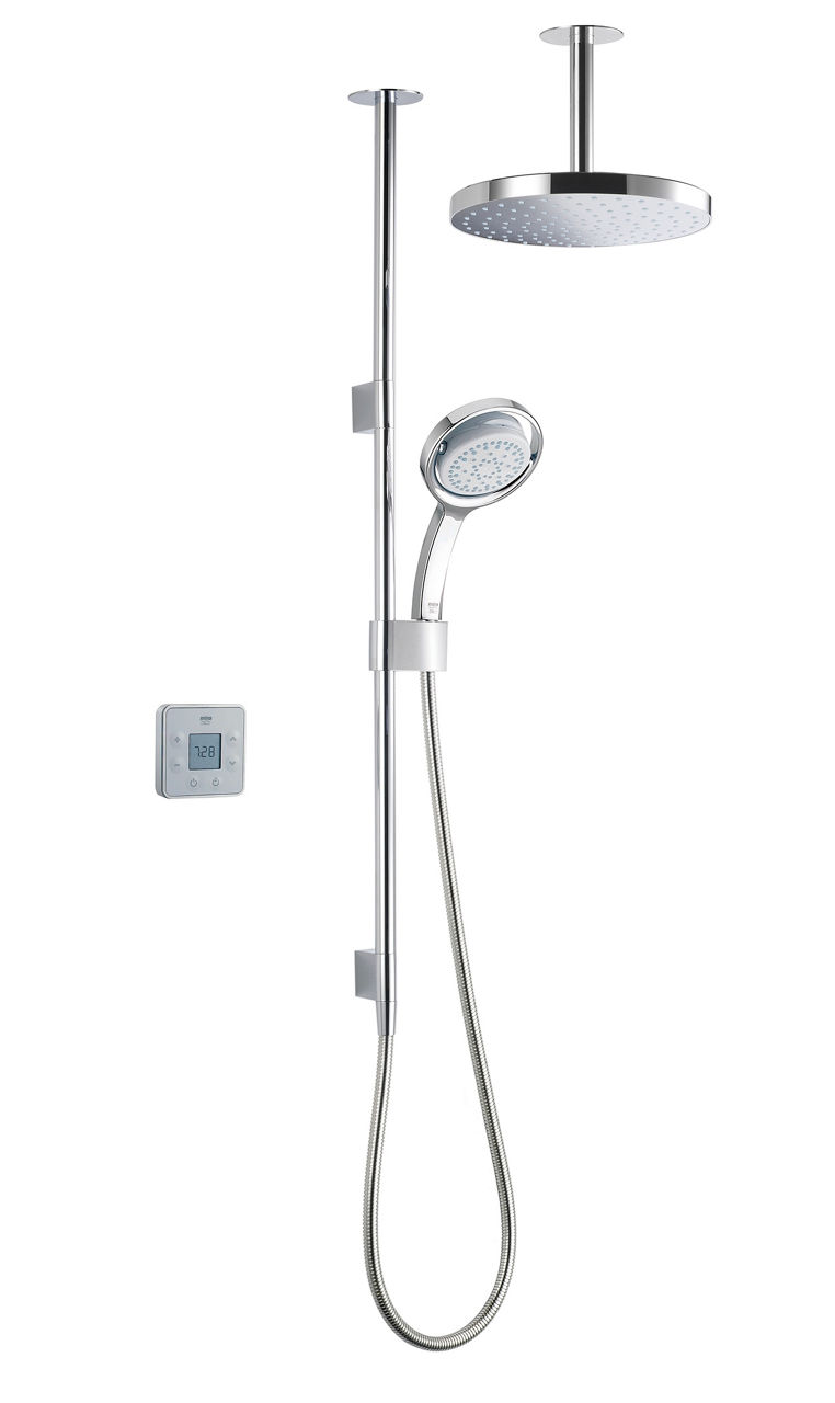 Mira Vier Dual Ceiling Fed - Pumped For Gravity